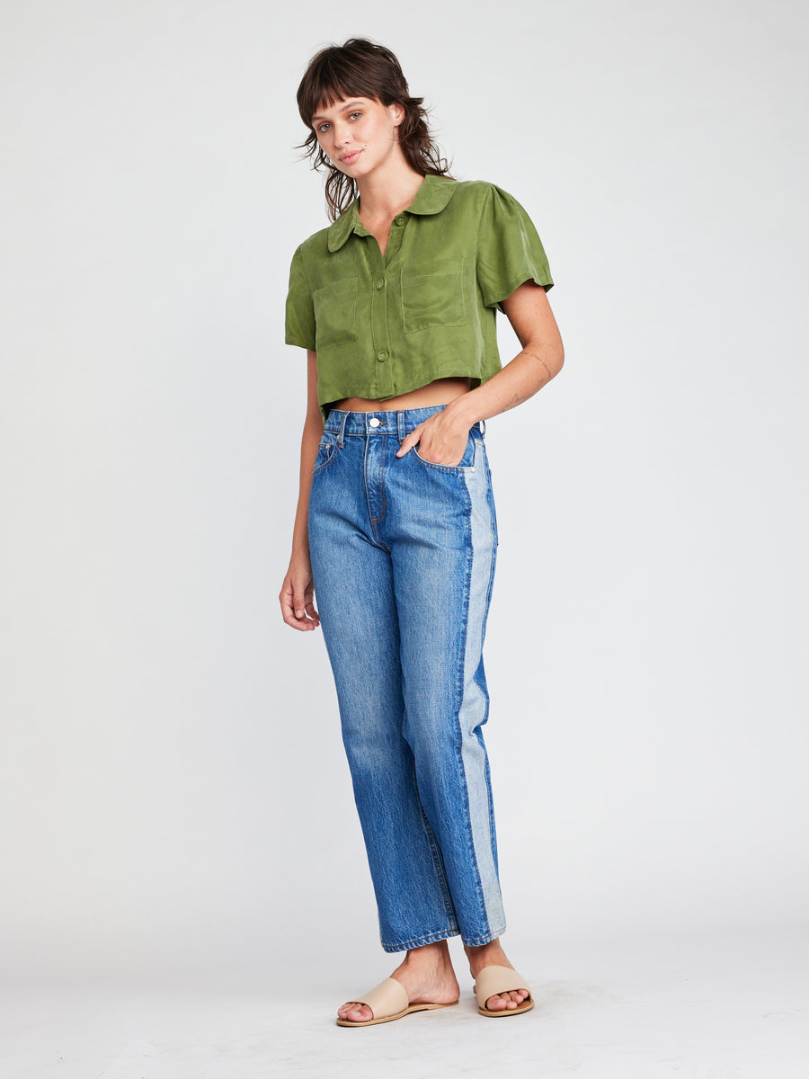 Berlin Side Inset Jeans – Self Contrast